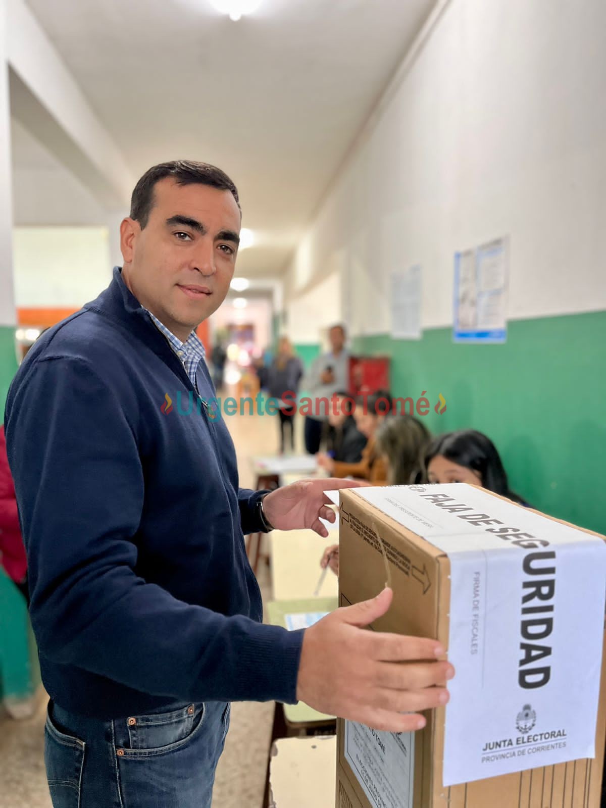 Votó Suaid en un domingo de elecciones marcado por el frío en Santo ...