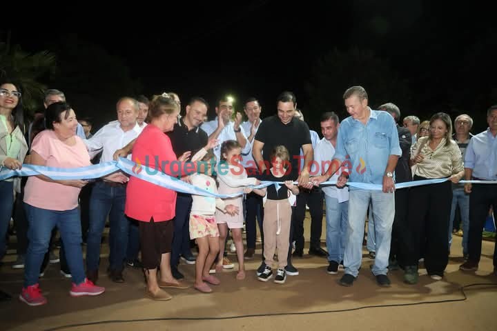 Suaid y Valdés inauguraron 20 cuadras de asfalto en Santo Tomé ...