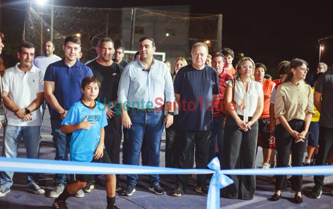 Gestión Suaid: Se inauguró el remozado playón deportivo del CIC 1 ...